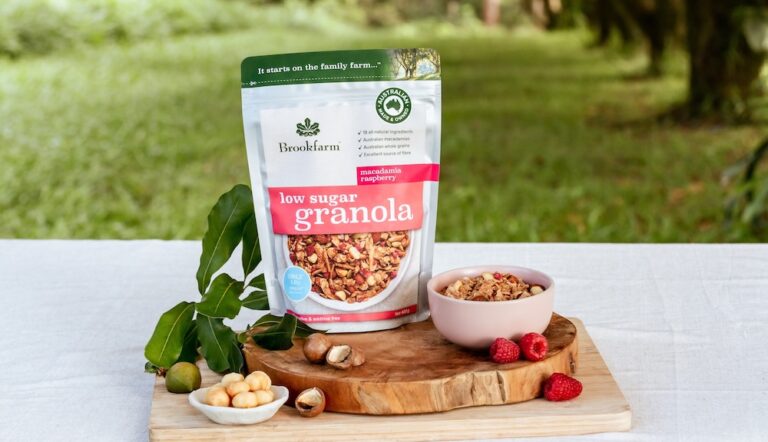 Brookfarm redefines low sugar granola with Australian macadamias ...